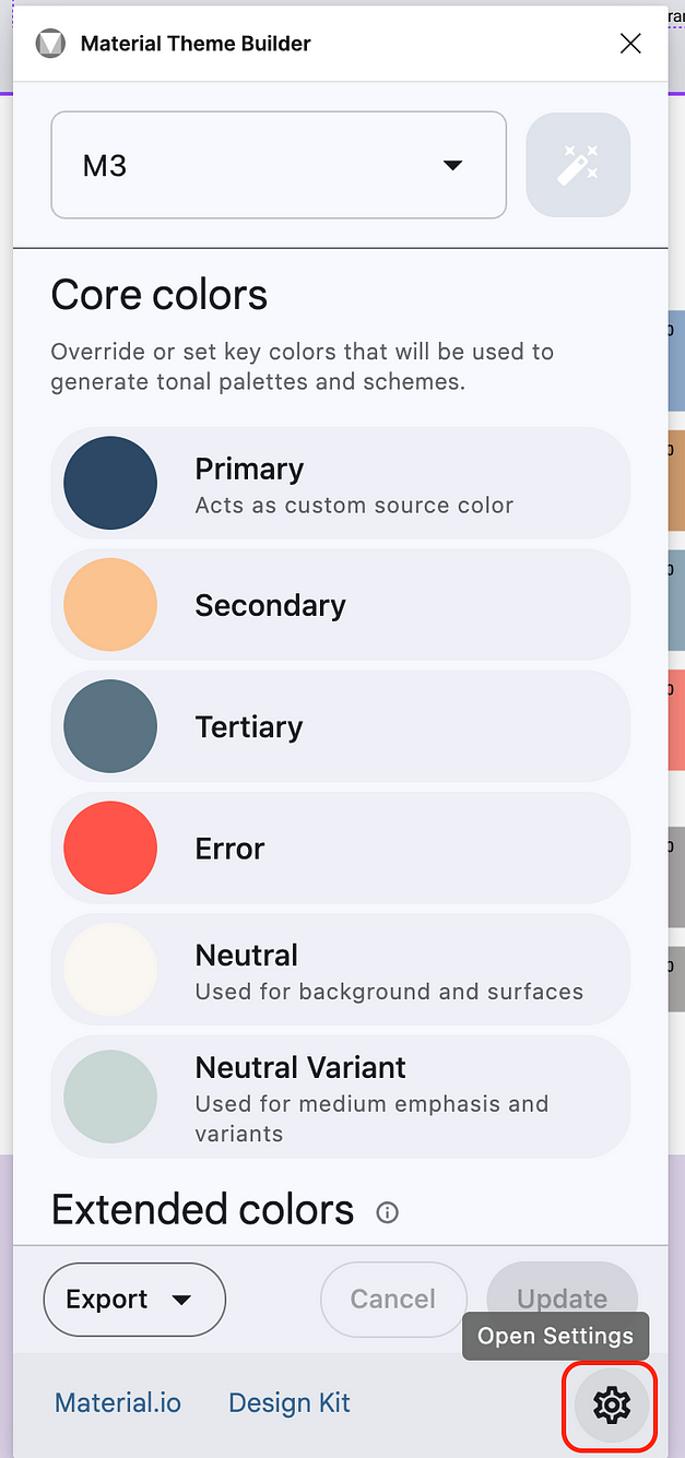 How to create a custom Material Design theme and use it in Figma