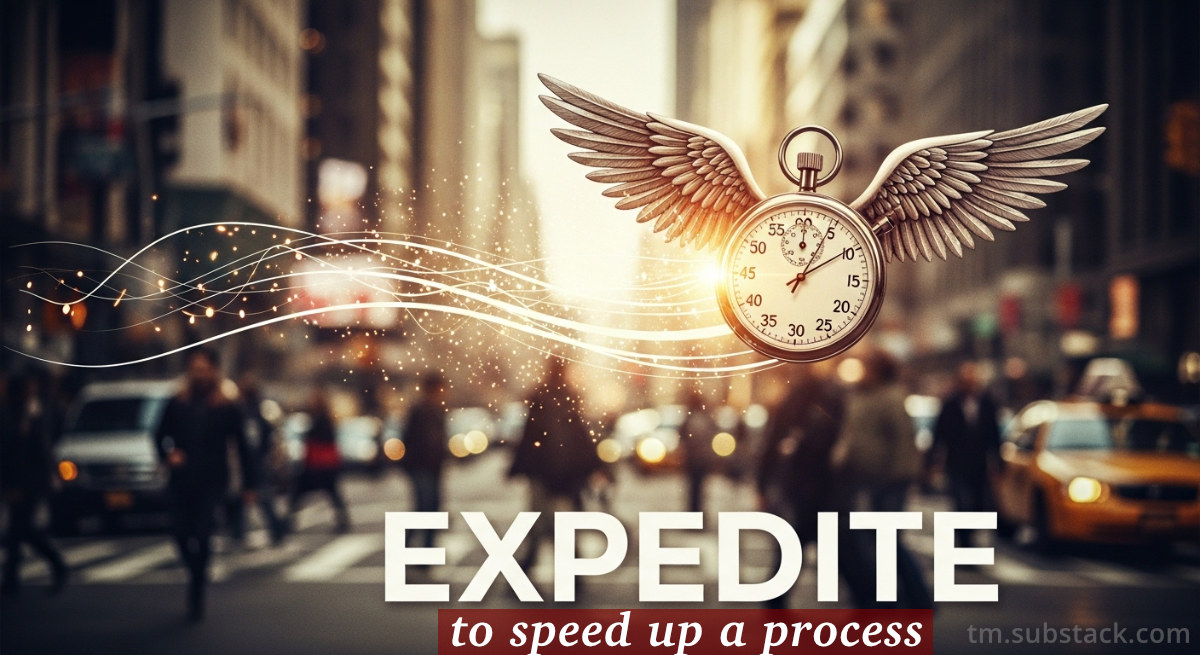 Expedite — Meaning, Definition, & Examples | SAT Vocabulary