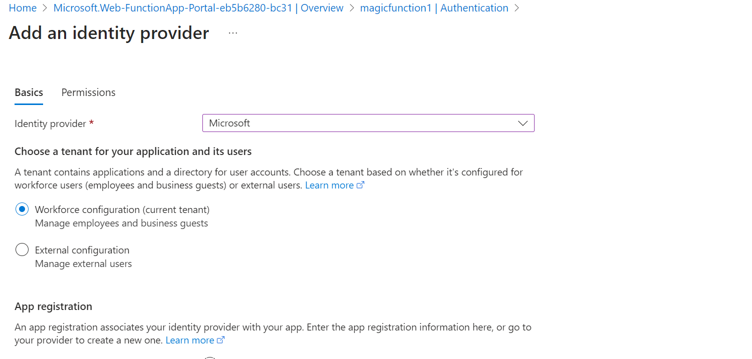 Tutorial Secure Azure Functions With Azure App Registration