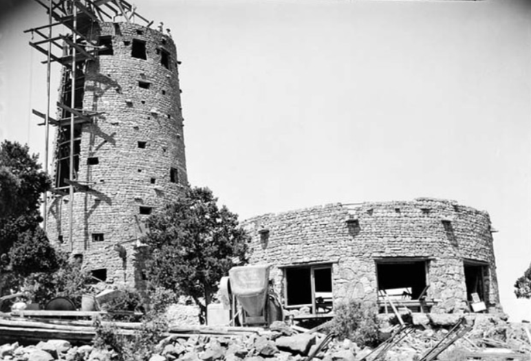 Grand Canyon Watchtower at Desert View - by Jan Spell