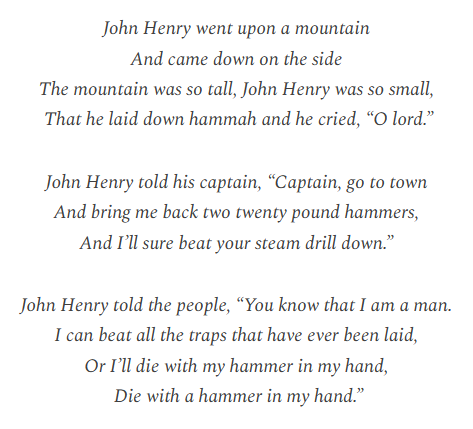 John Henry the Steel-drivin’ Man - by Frederick R Smith