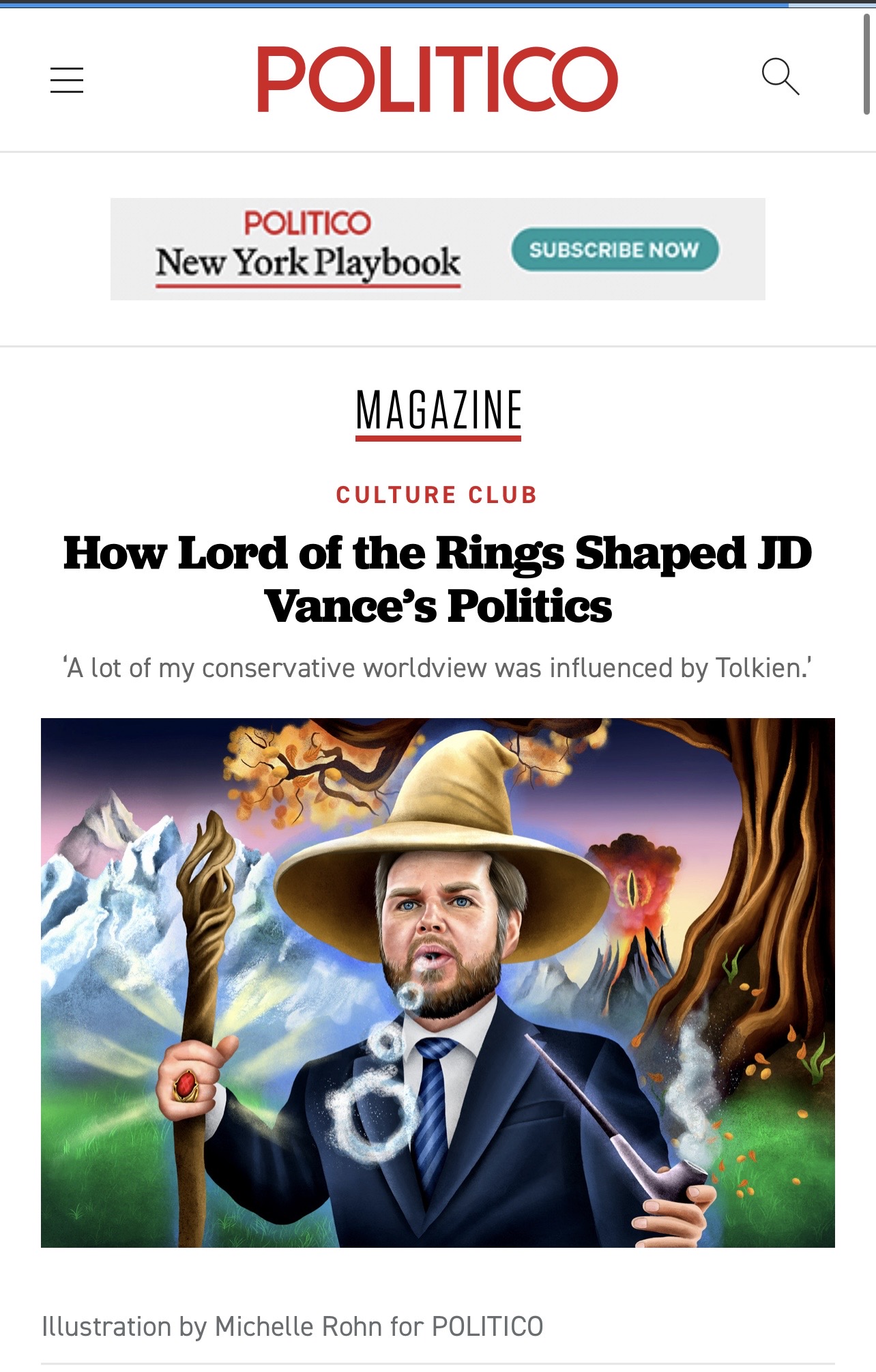 Baz on Substack: "If you people give the Lord of the Rings to the Right I will never forgive you.