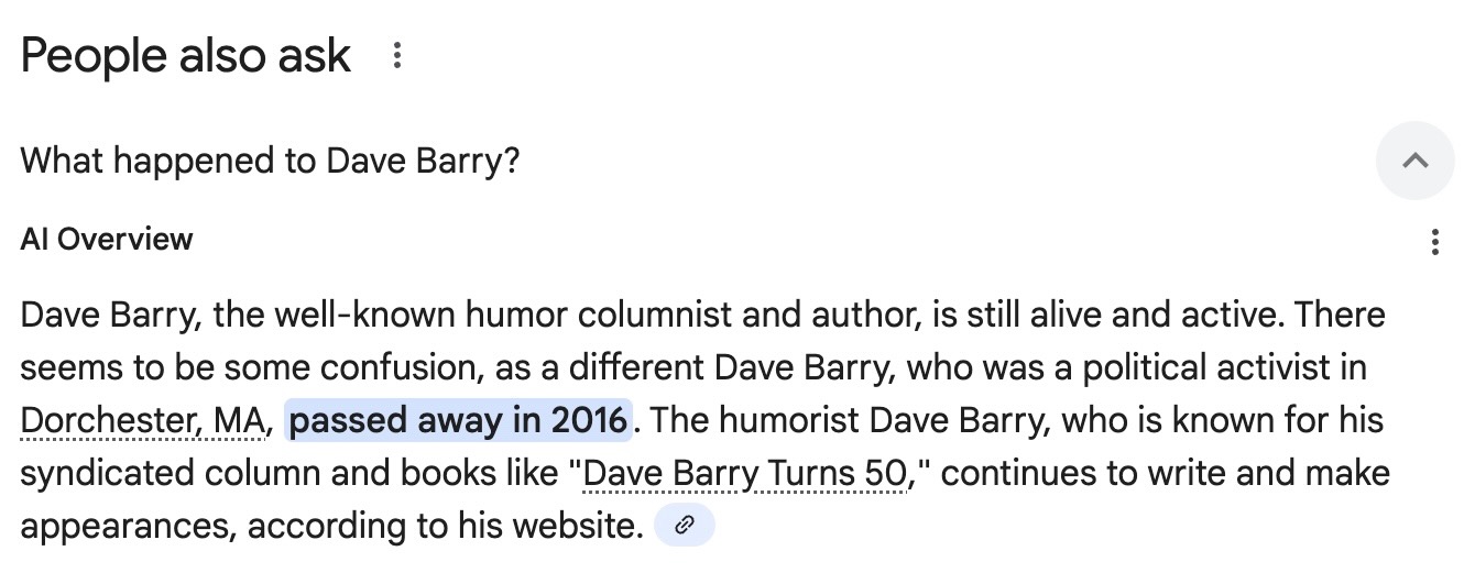Death by AI - Dave Barry’s Substack