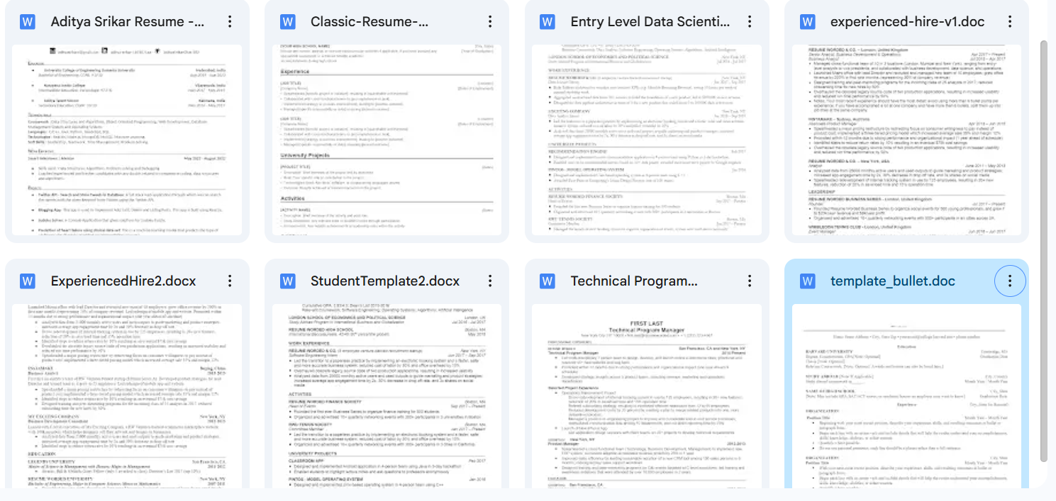Free ATS-Friendly Resume Templates (Google Docs & Word Format)