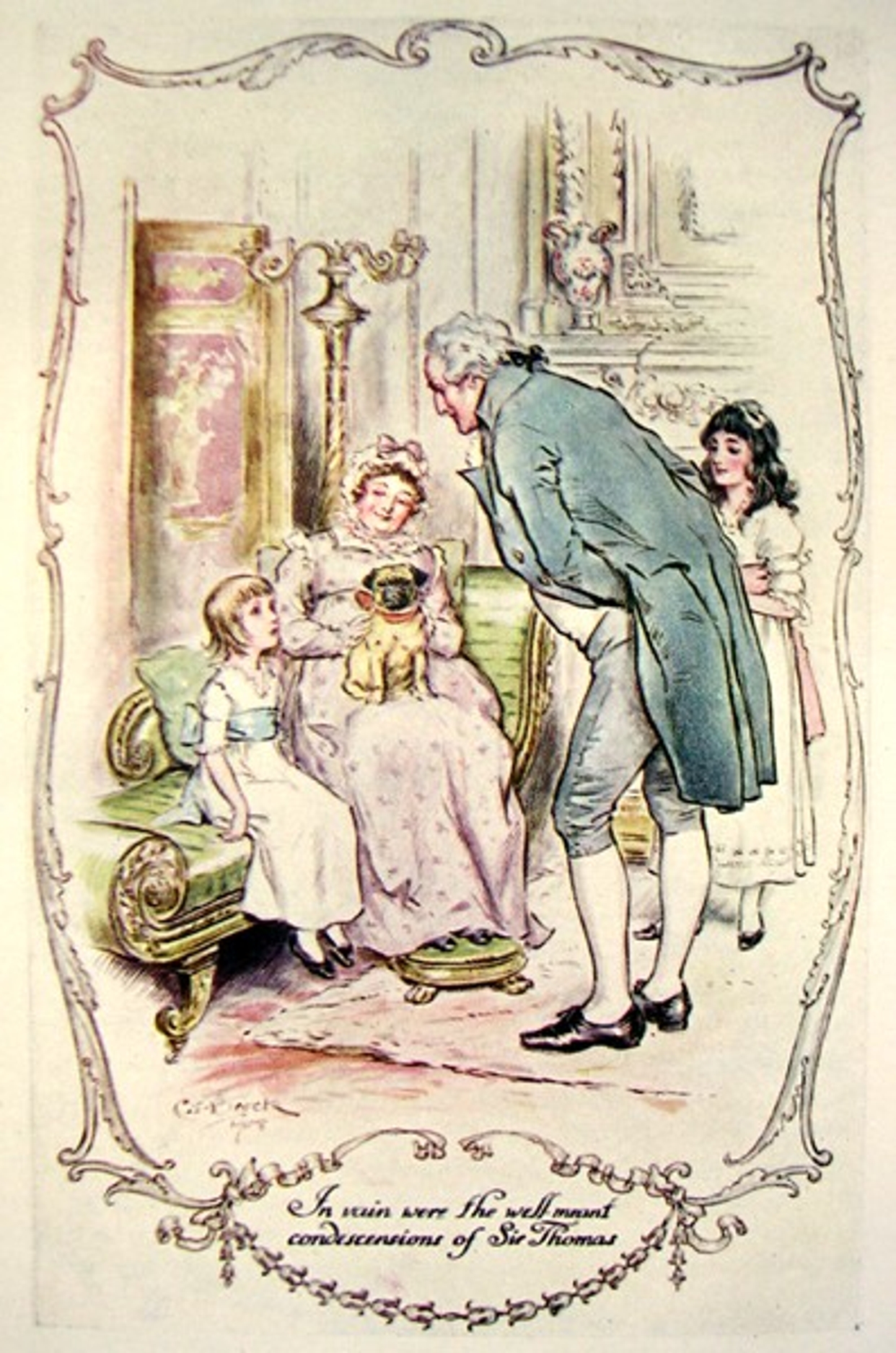 Fanny Price And Sir Thomas Bertram - Joyie Talks Books