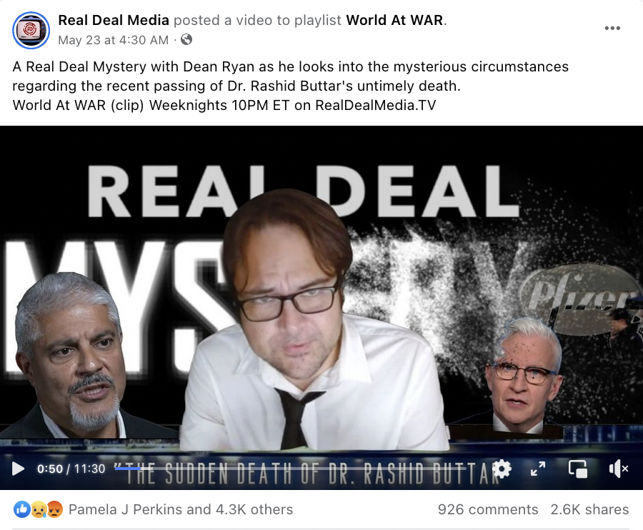 Honoring Dr. Rashid Buttar: Poisoned At a CNN Interview, Dies with Last ...