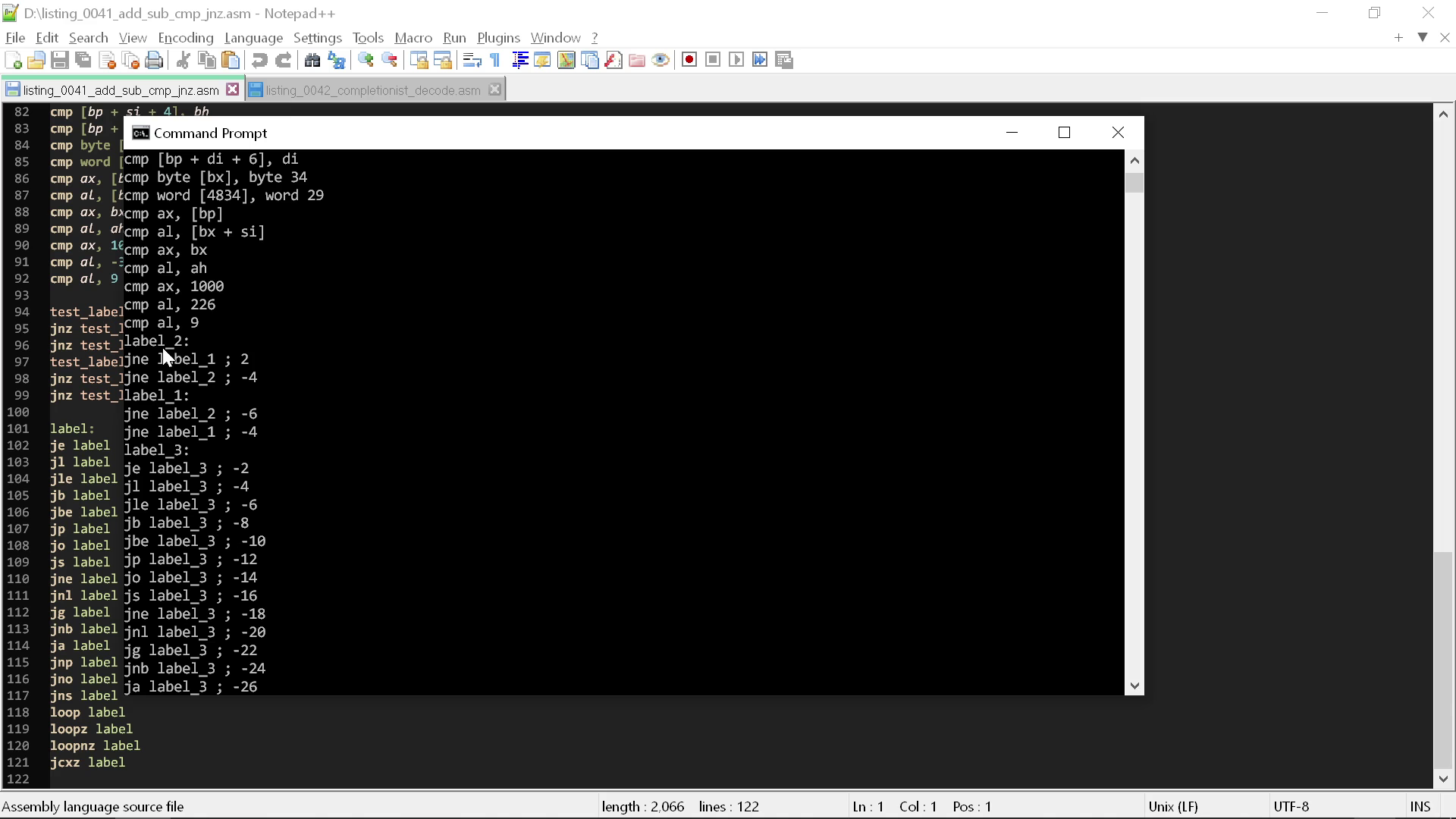 Opcode Patterns in 8086 Arithmetic - by Casey Muratori