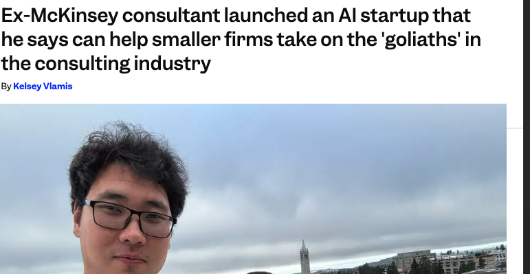 Why Mckinsey of AI is the biggest opportunity right now