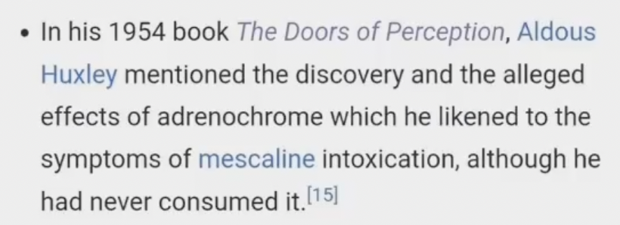 Adrenochrome: History, Effects, Side Effects, and a Prayer for Our Children