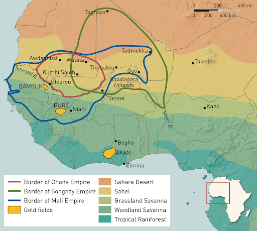 The AGS Globe: Mapping Medieval Africa: The Great Kingdoms of the West