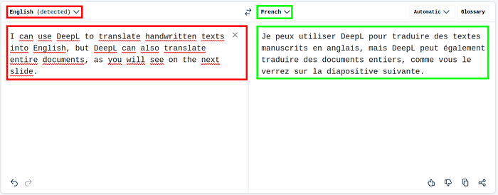 Translate, Rephrase and Correct Texts with DeepL