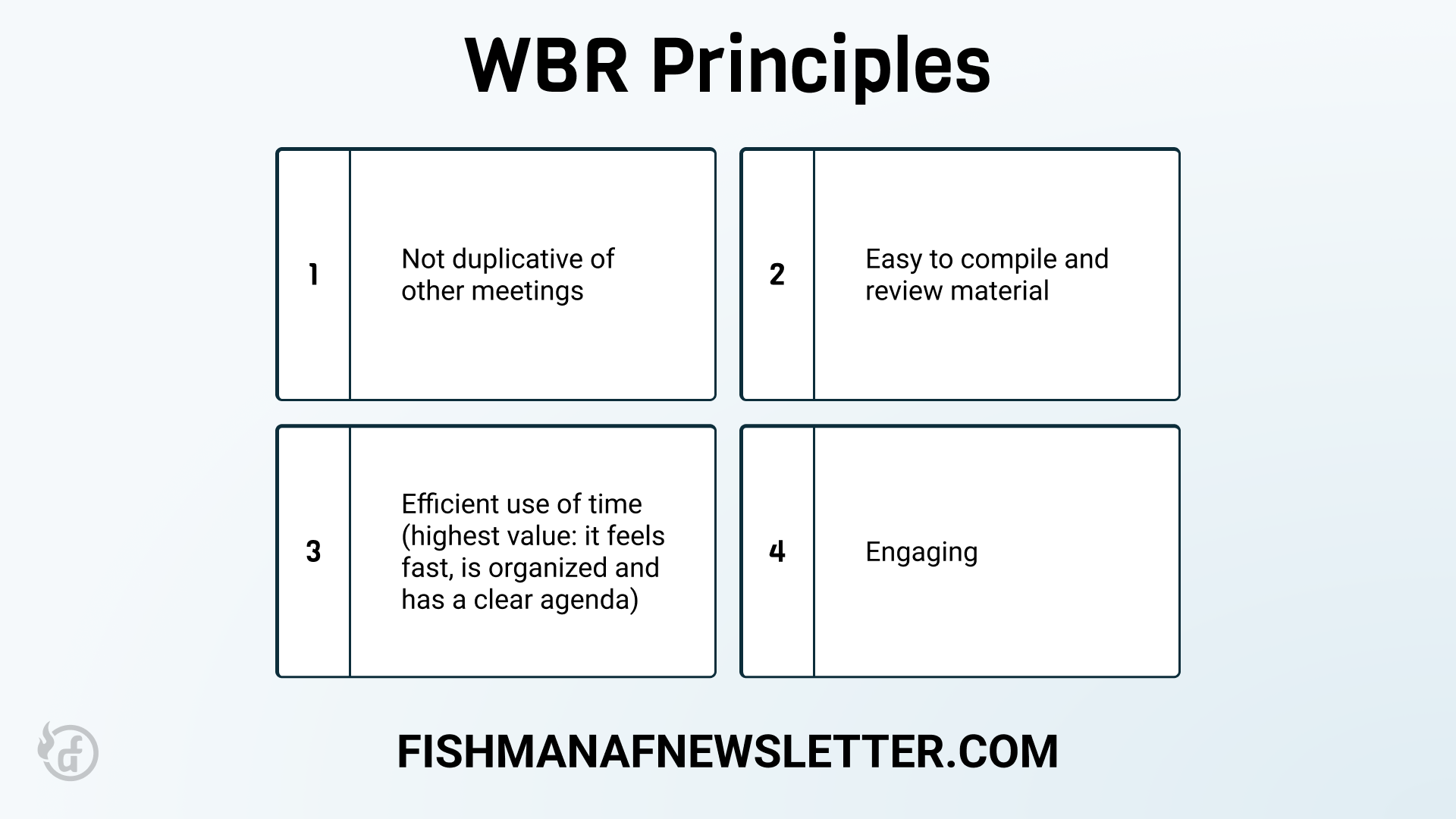 How to set up a Weekly Business Review - by Adam Fishman