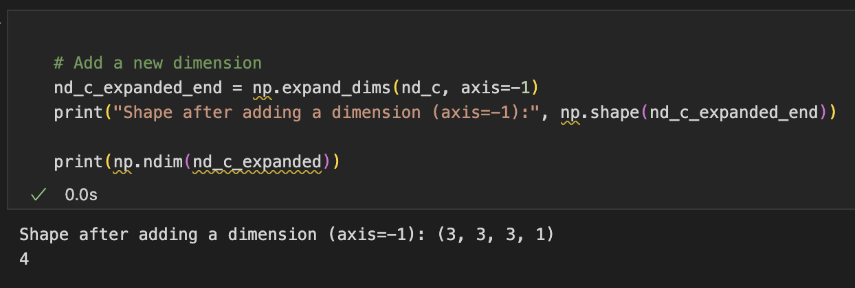 Understanding Axes and Dimensions in Numpy