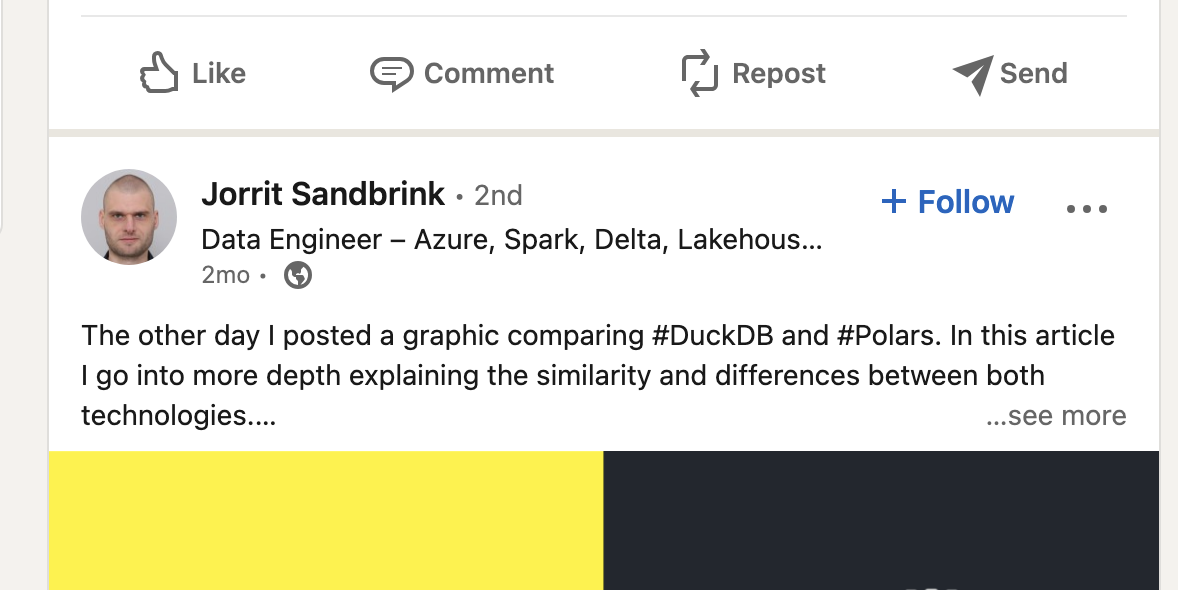 Why DuckDB is losing to Polars - by Daniel Beach