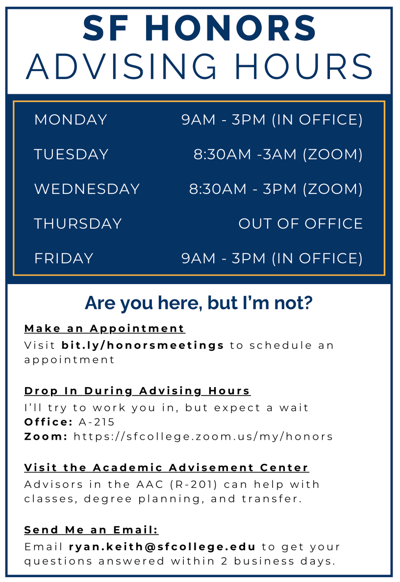 Honors News and Updates, Registration Season Edition