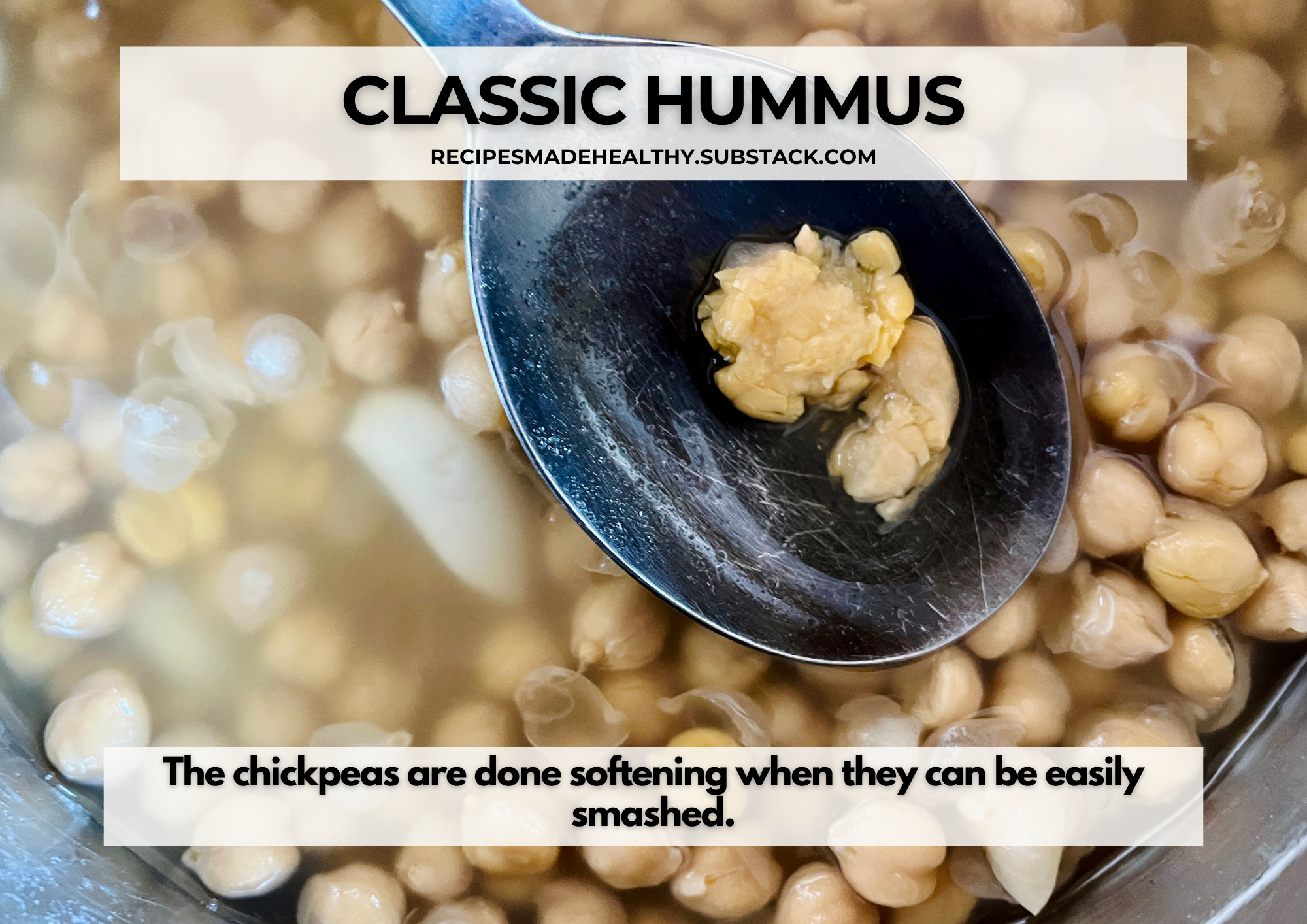 Classic Hummus - by Darlene Zimmerman, MS, RD