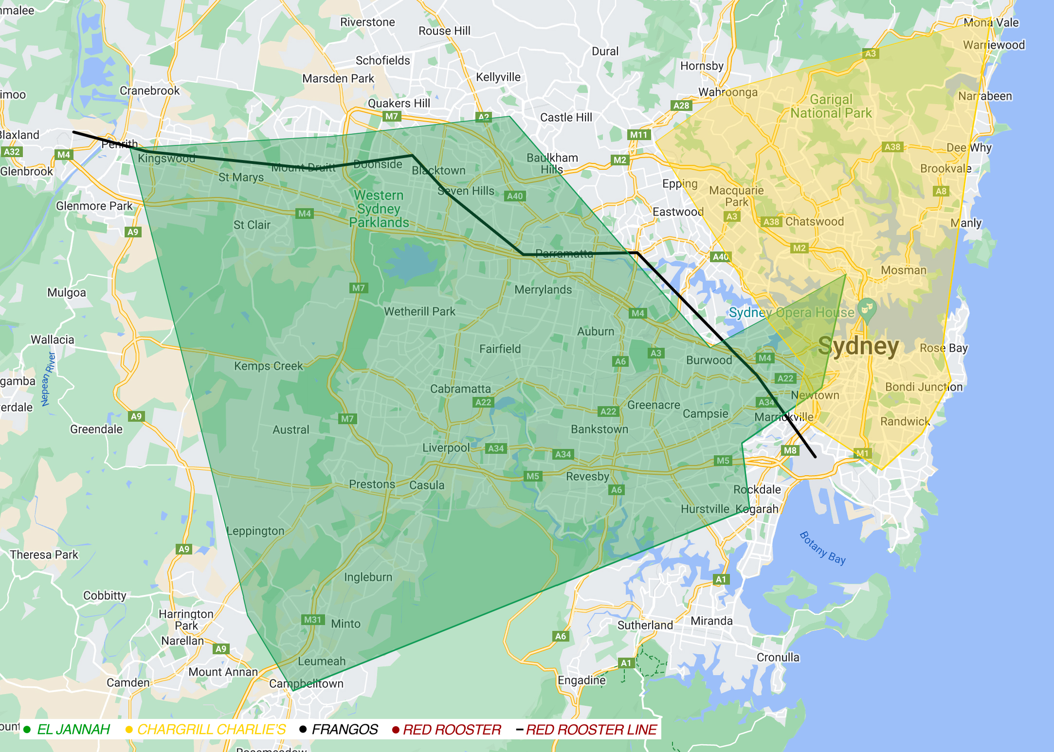 The Four Chicken Frontiers of Sydney - by Alana Dimou