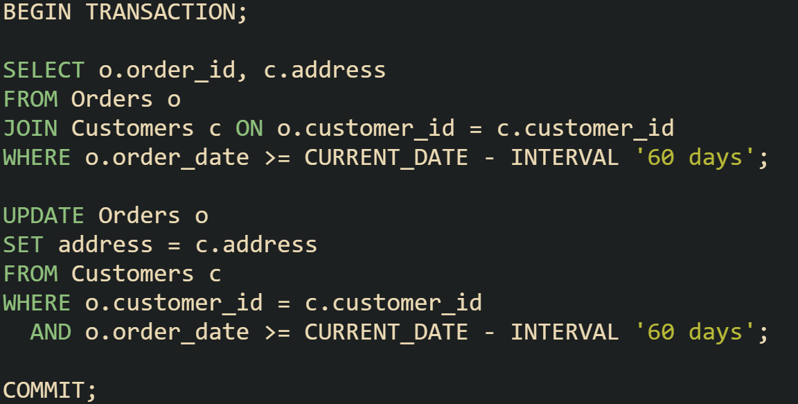 How To Update One Table Using Data From Another In Sql