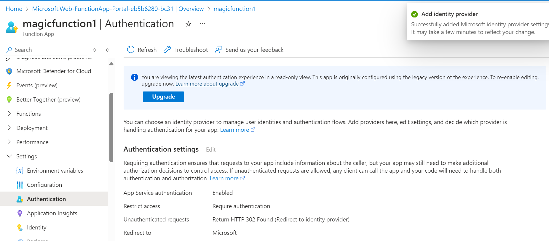 Tutorial: Secure Azure Functions with Azure App Registration