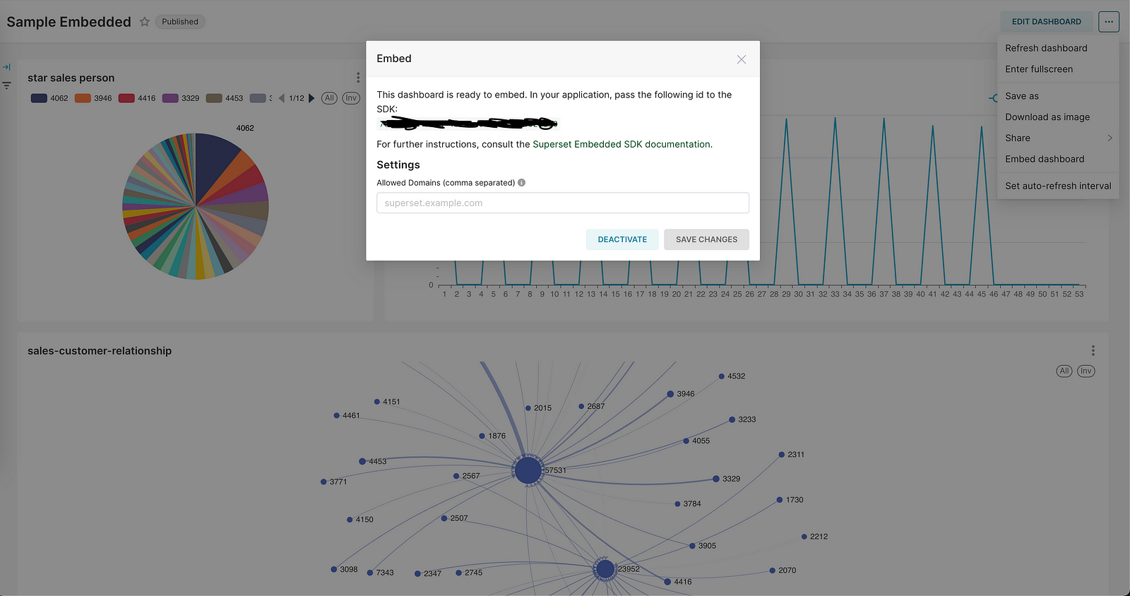 End-to-end tutorial: Setting up superset embedded analytics dashboard
