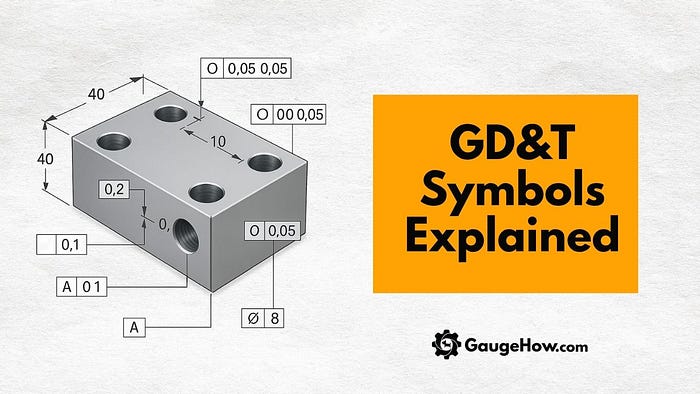 14 Symbols of GD&T (Geometric Dimensioning and Tolerancing) with PDF Guide