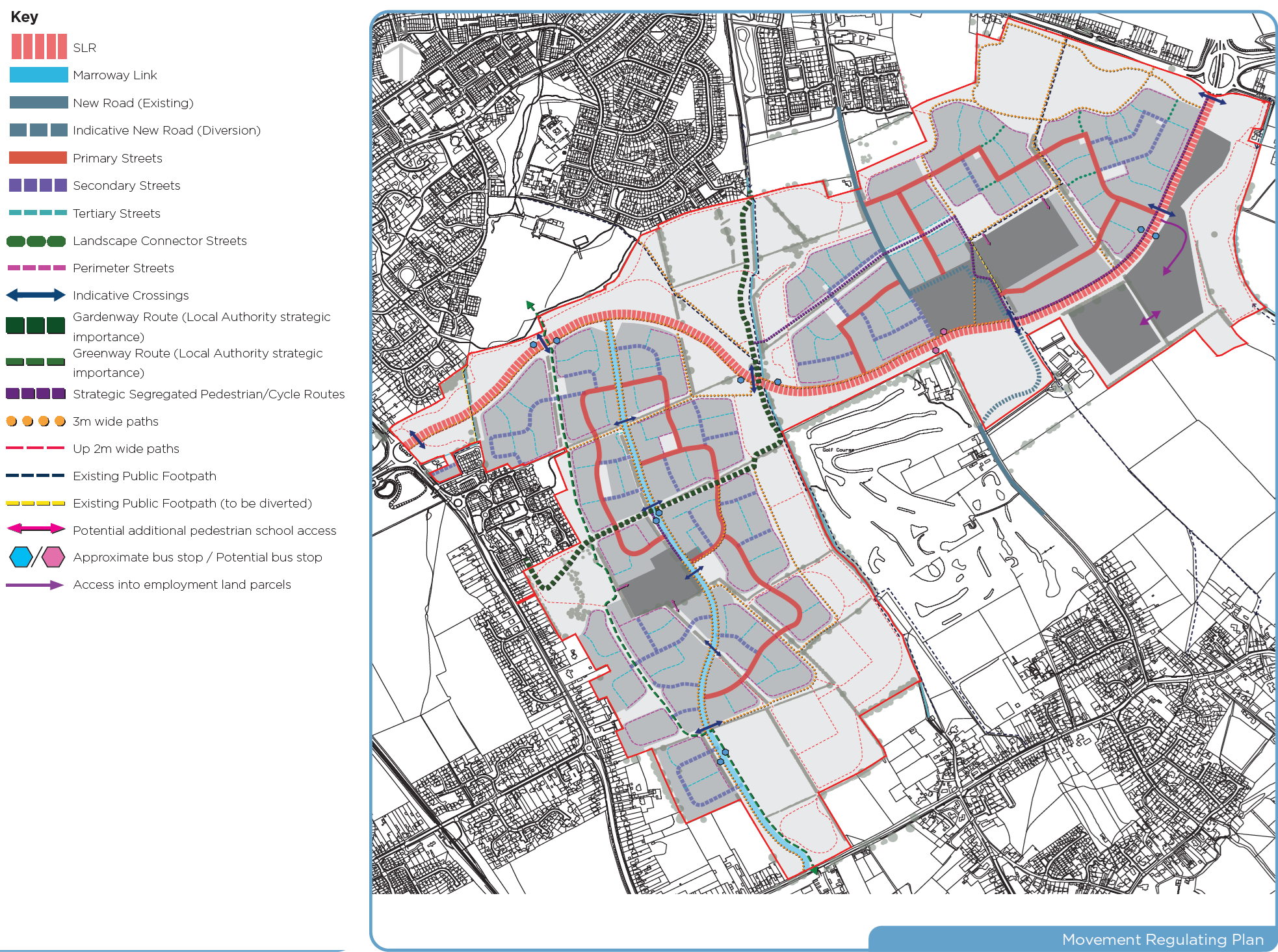 Hampden Fields - Road Layout and Link Roads