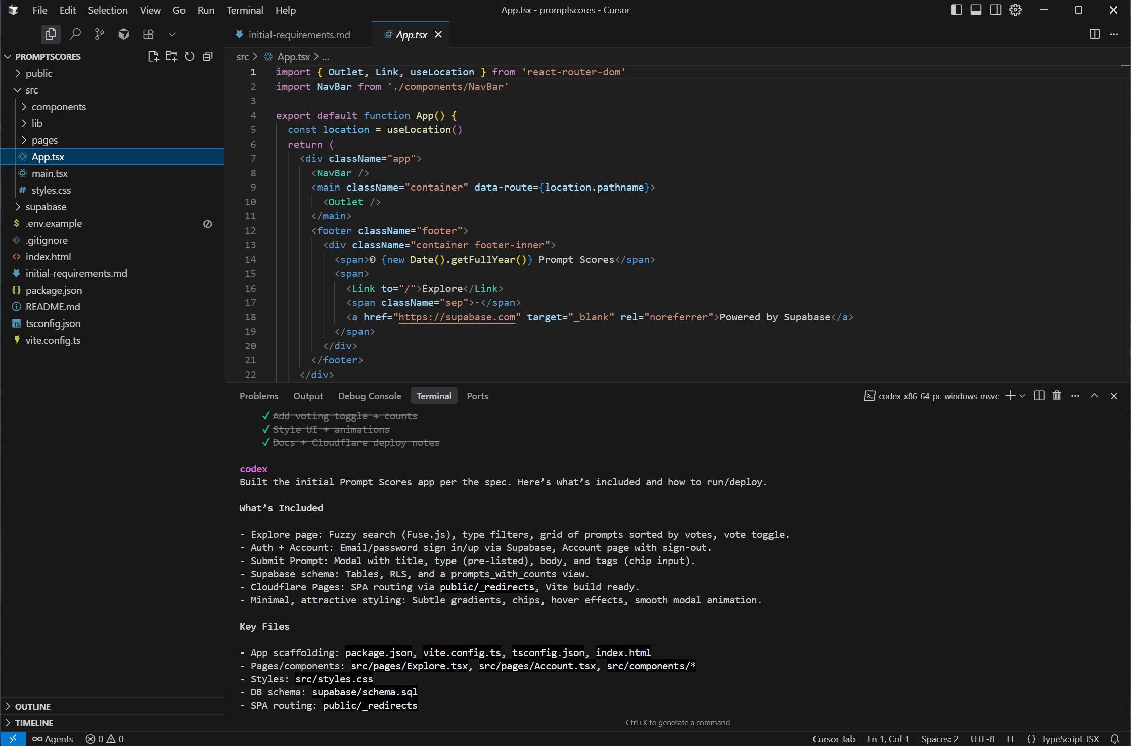 Using Codex CLI to build a web app - by Jake Handy