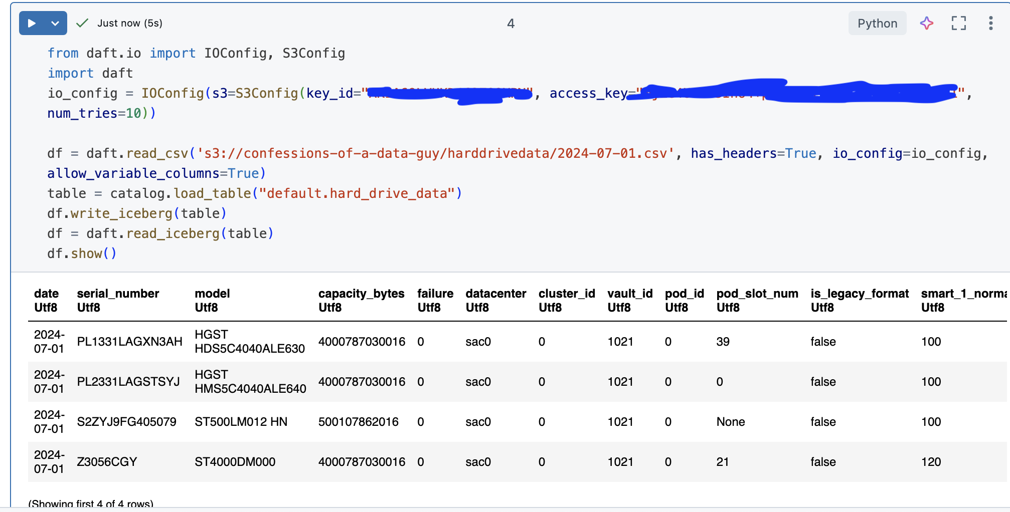 Cloudflare R2 + Apache Iceberg + R2 Data Catalog + Daft