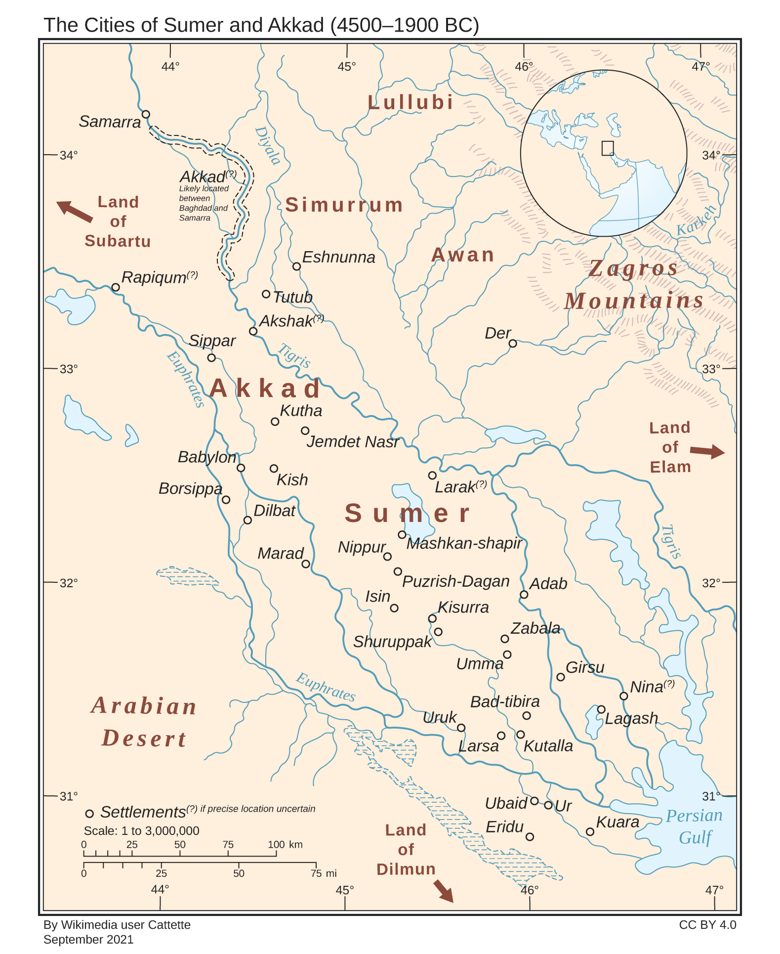 The Land Between Two Rivers: Geography of Southern Mesopotamia