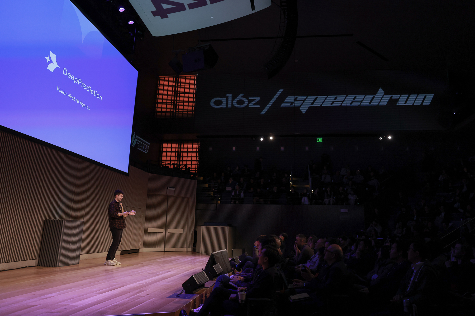 Scenes from Demo Day - a16z speedrun