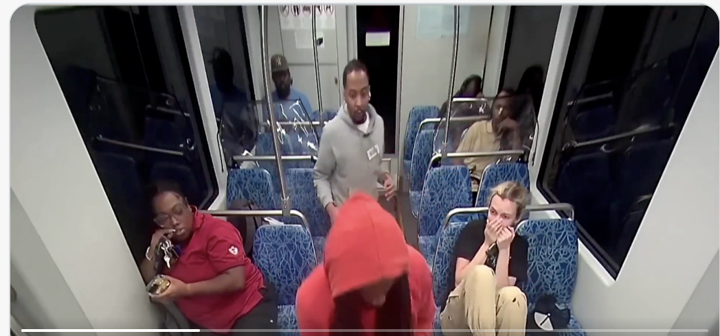 Amanda Claypool (@amandaclaypool): "This is the moment after Iryna Zarutska was stabbed. She is ...