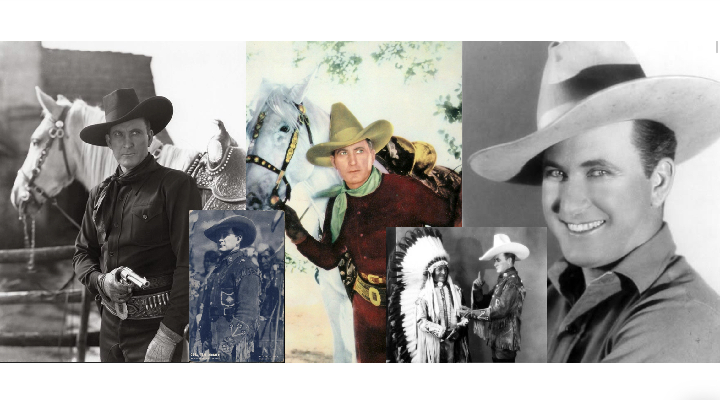 Untold Stories: Tim McCoy, Actor, Army Officer, Cowboy, Indian Expert ...