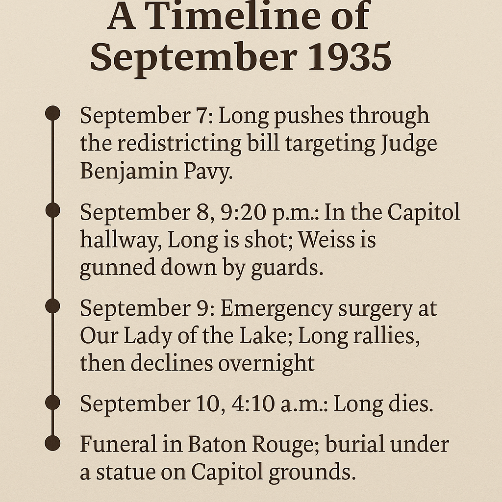 The Day Huey P. Long Was Shot: Louisiana’s Kingfish and the Capitol ...