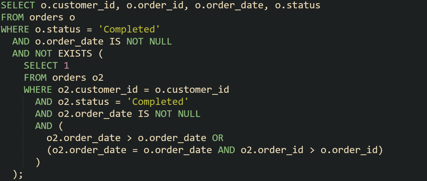 How to Select the Latest Record Per Group in SQL