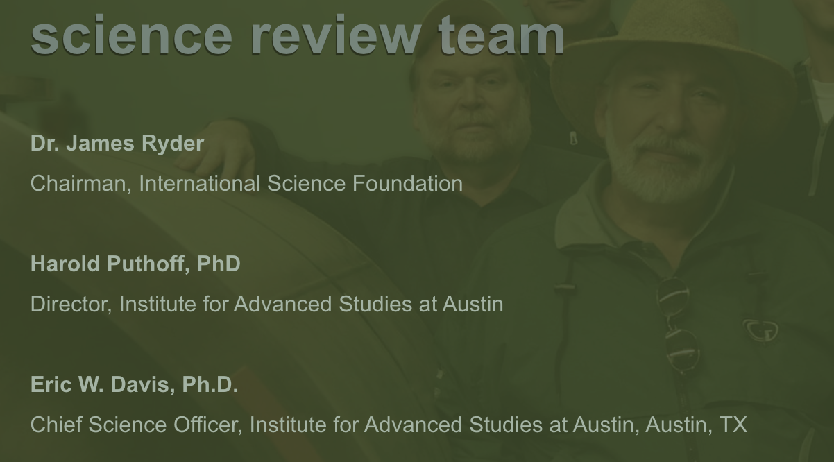 Was Dr. James T. Ryder a First-Hand Member of 'The Legacy Program'?