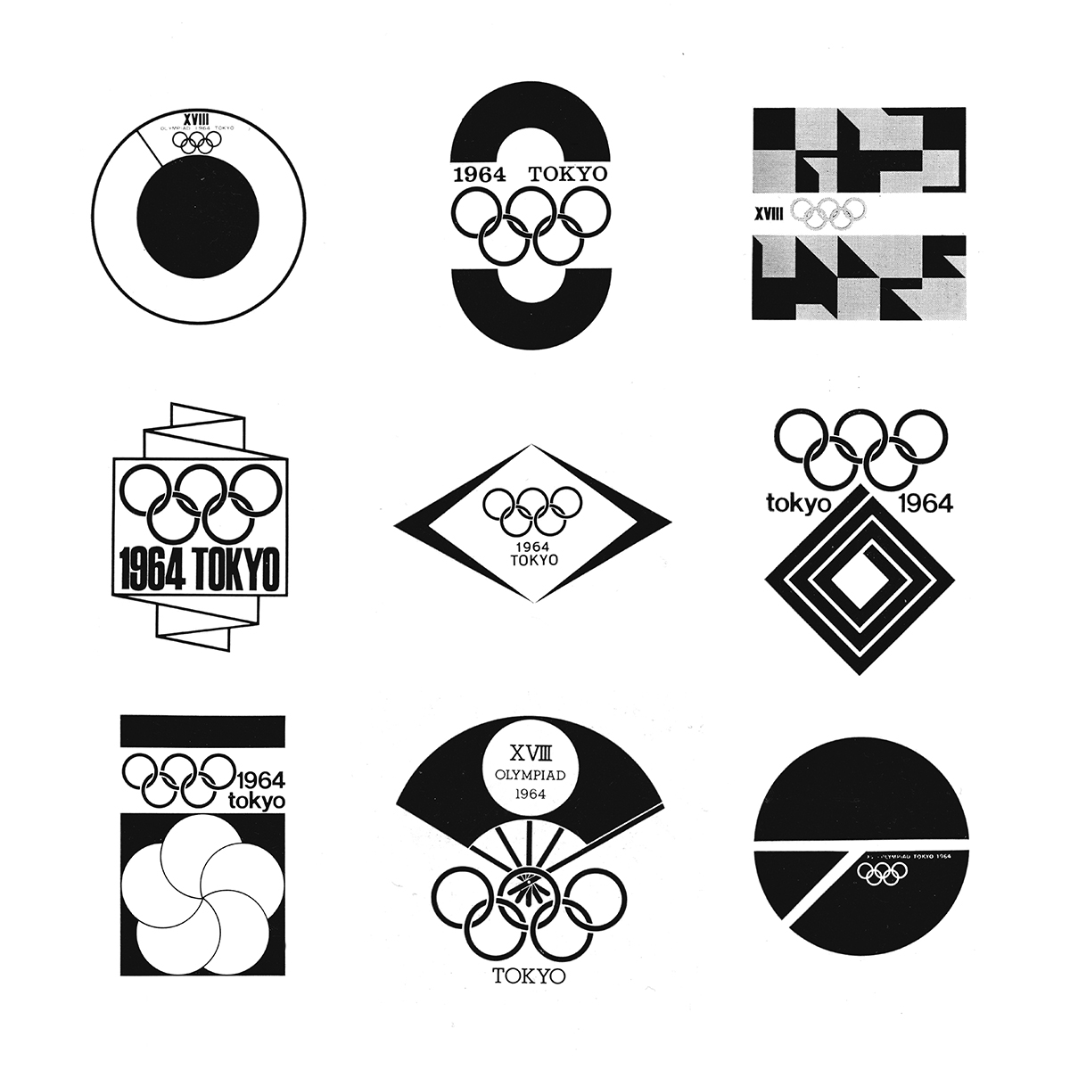Tokyo 1964, Yusaku Kamekura – Logo Histories