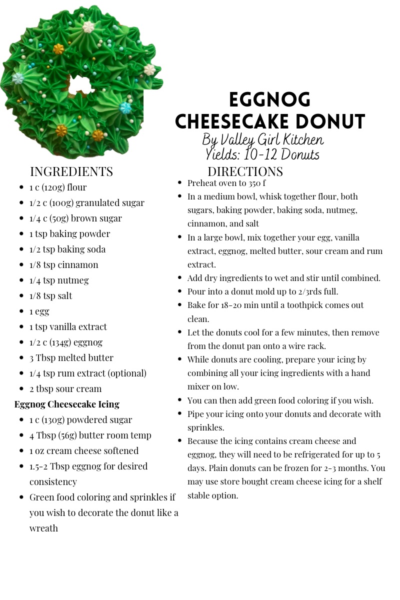 Christmas Donuts - by Rachael Cirasa - Valley Girl Kitchen