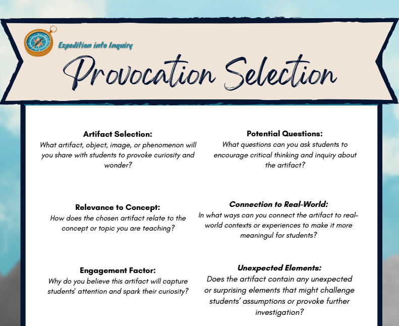 Harnessing the Power of Provocations in the Classroom: A Free Resource ...