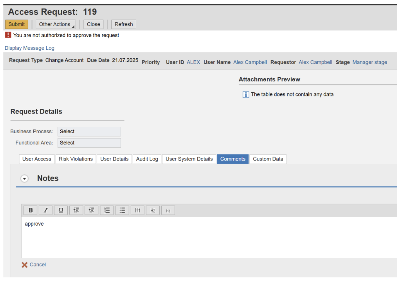 Managing SAP GRC Access Requests Effectively