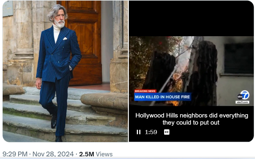 Reclusive Rothschild family millionaire dies in housefire in the Hollywood Hills