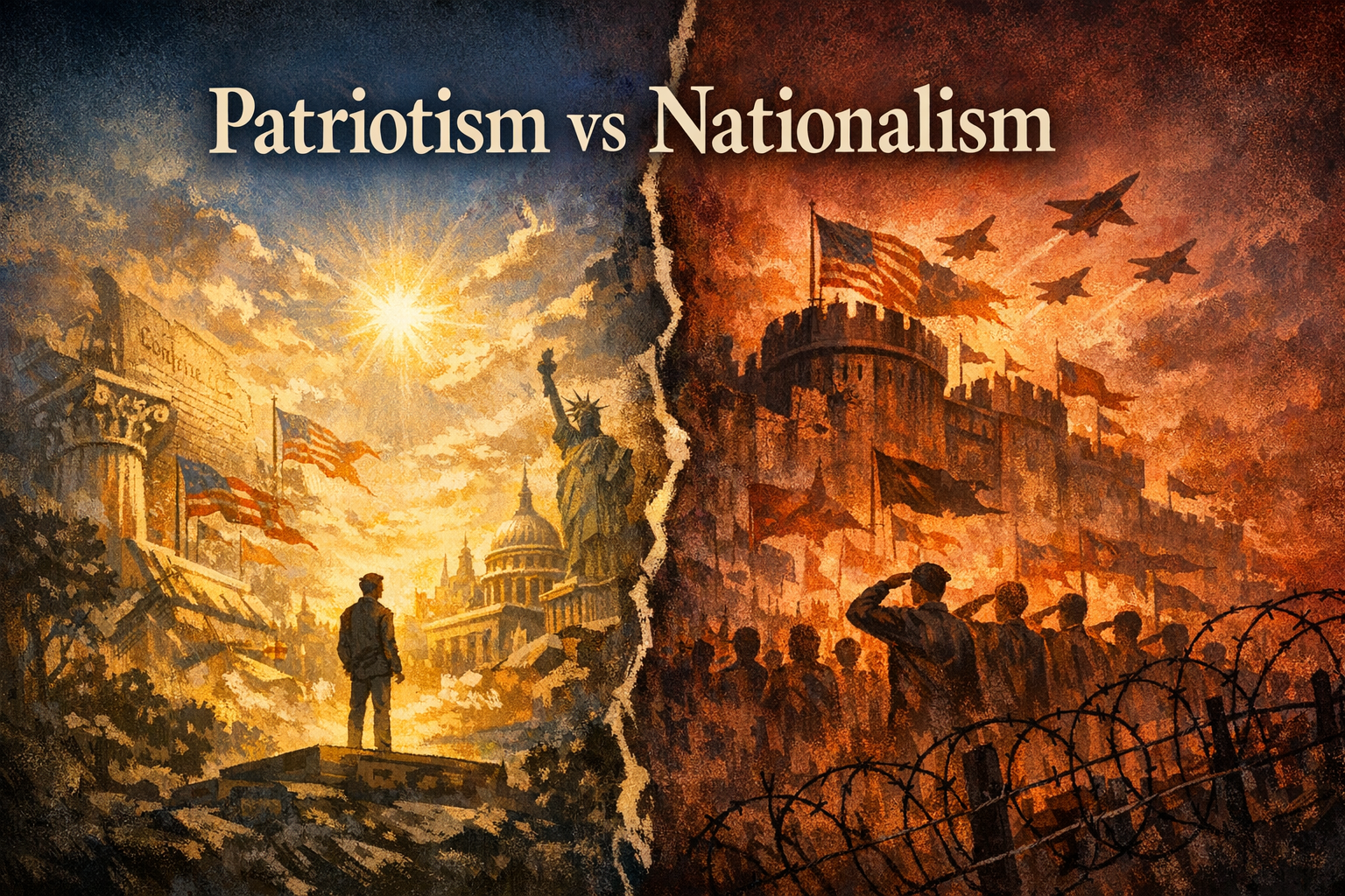 Patriotism vs Nationalism - Empathic Revolutionary