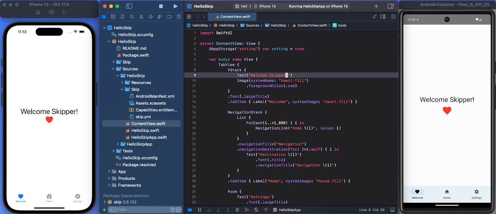 Cross-platform mobile development