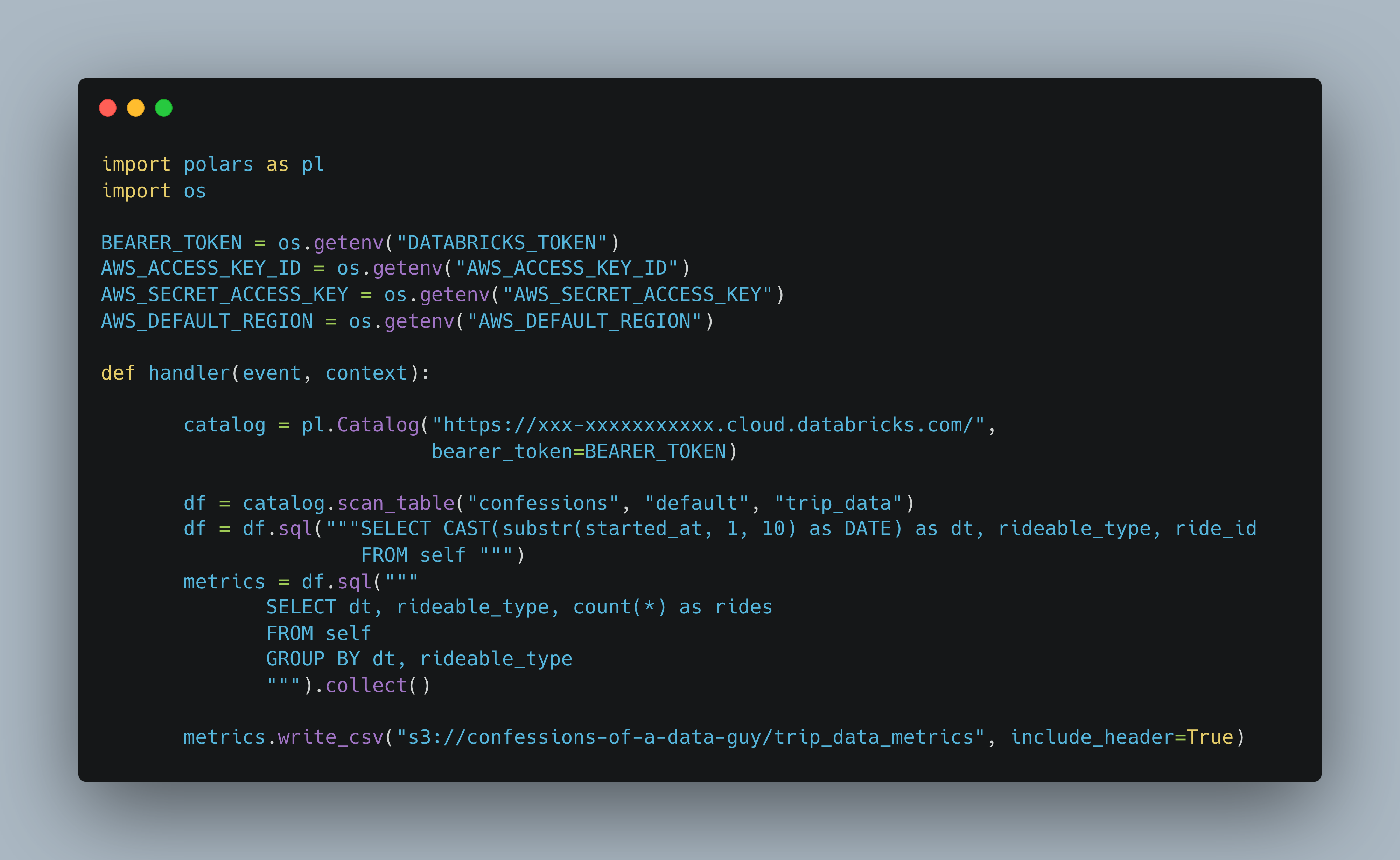 Polars and DuckDB release Unity Catalog (Delta Lake) integrations. Who ...
