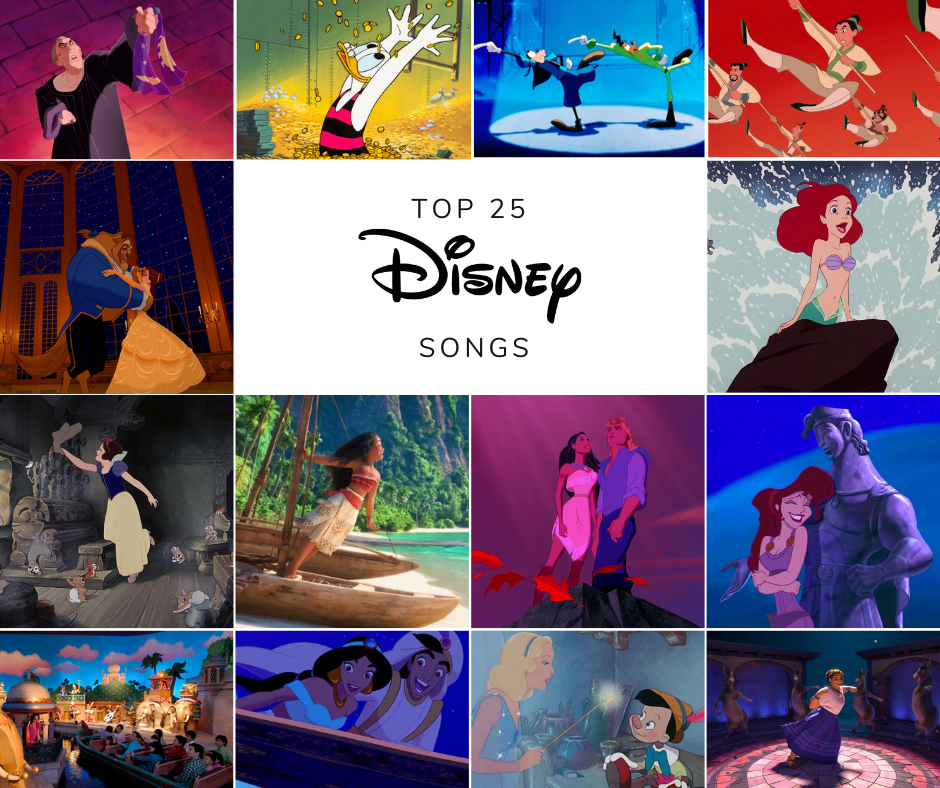 Top 25 Disney Songs, Ranked - by Josh Ben-Ami