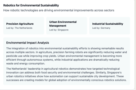 Global Robotics Landscape 2025