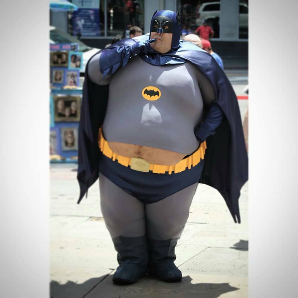 Fat Man In Batman Underwear