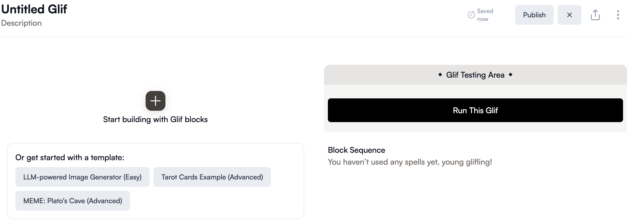 Glif.app: Mini apps with AI - by Mert Deveci