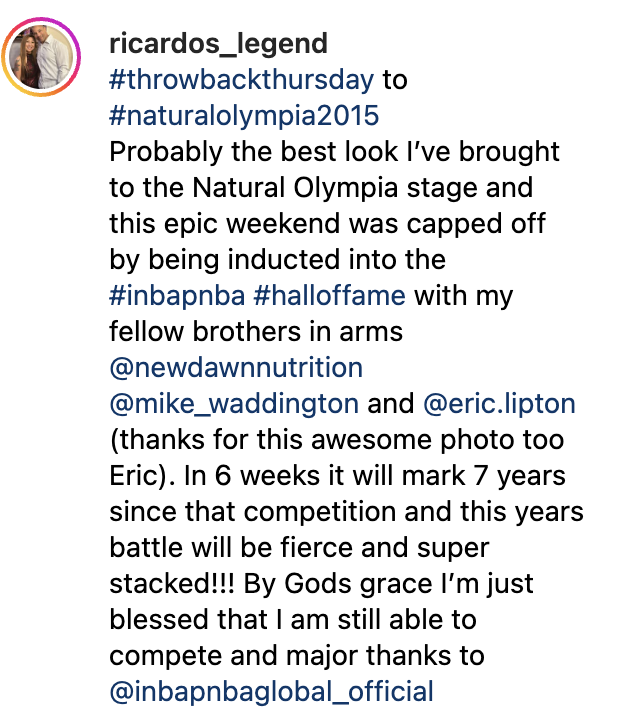 How A Natural Mr. Olympia Trains