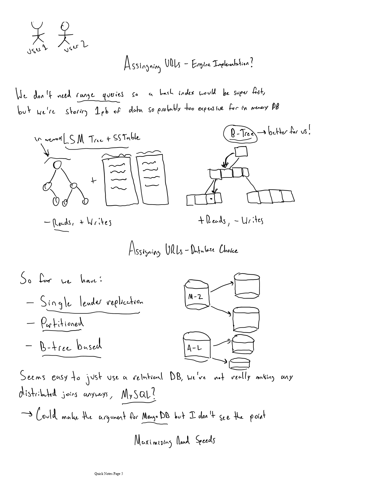 Case Study 1: TinyUrl/PasteBin - by Jordan Epstein