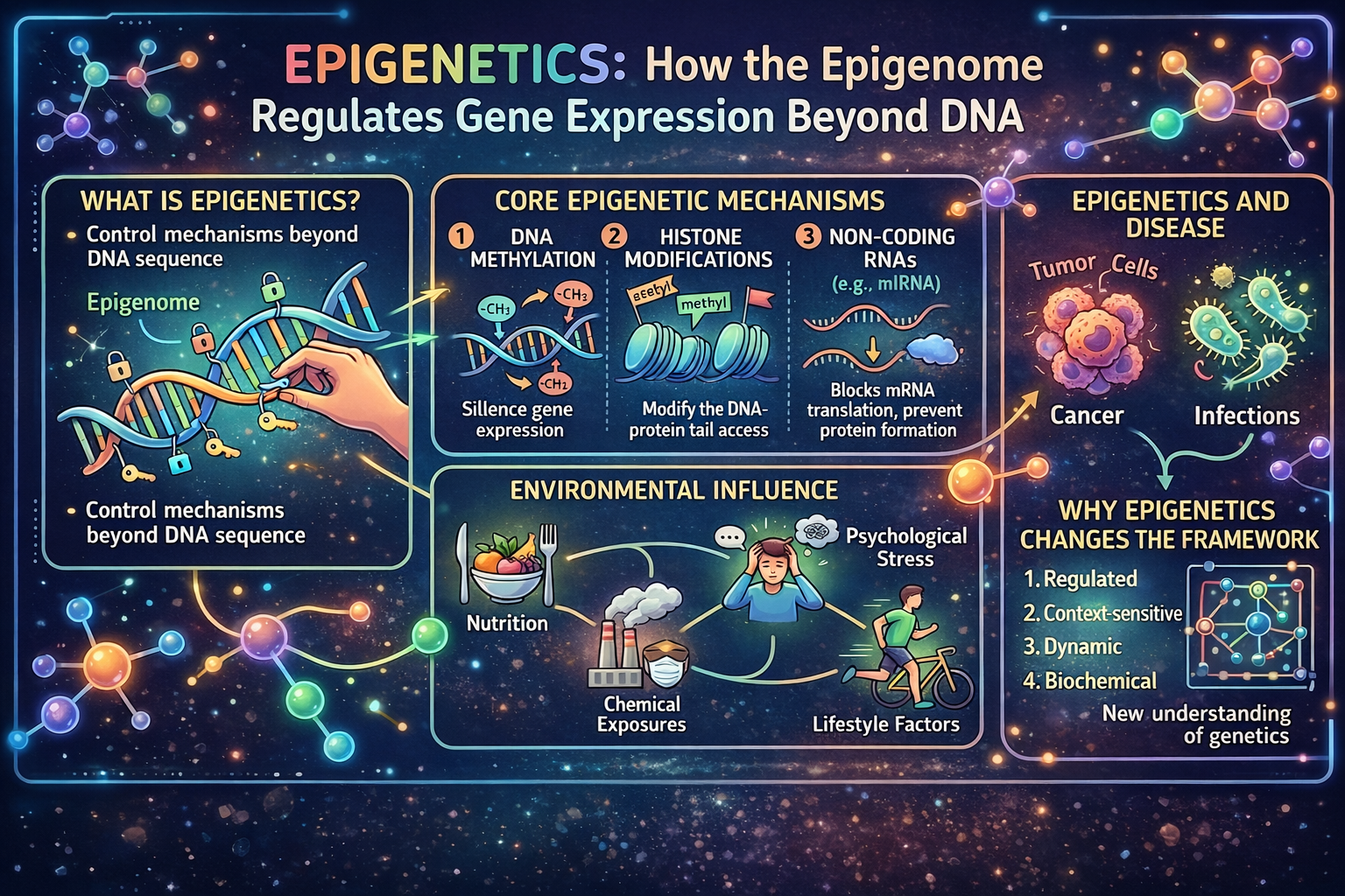 Epigenetics: How the Epigenome Regulates Gene Expression Beyond DNA